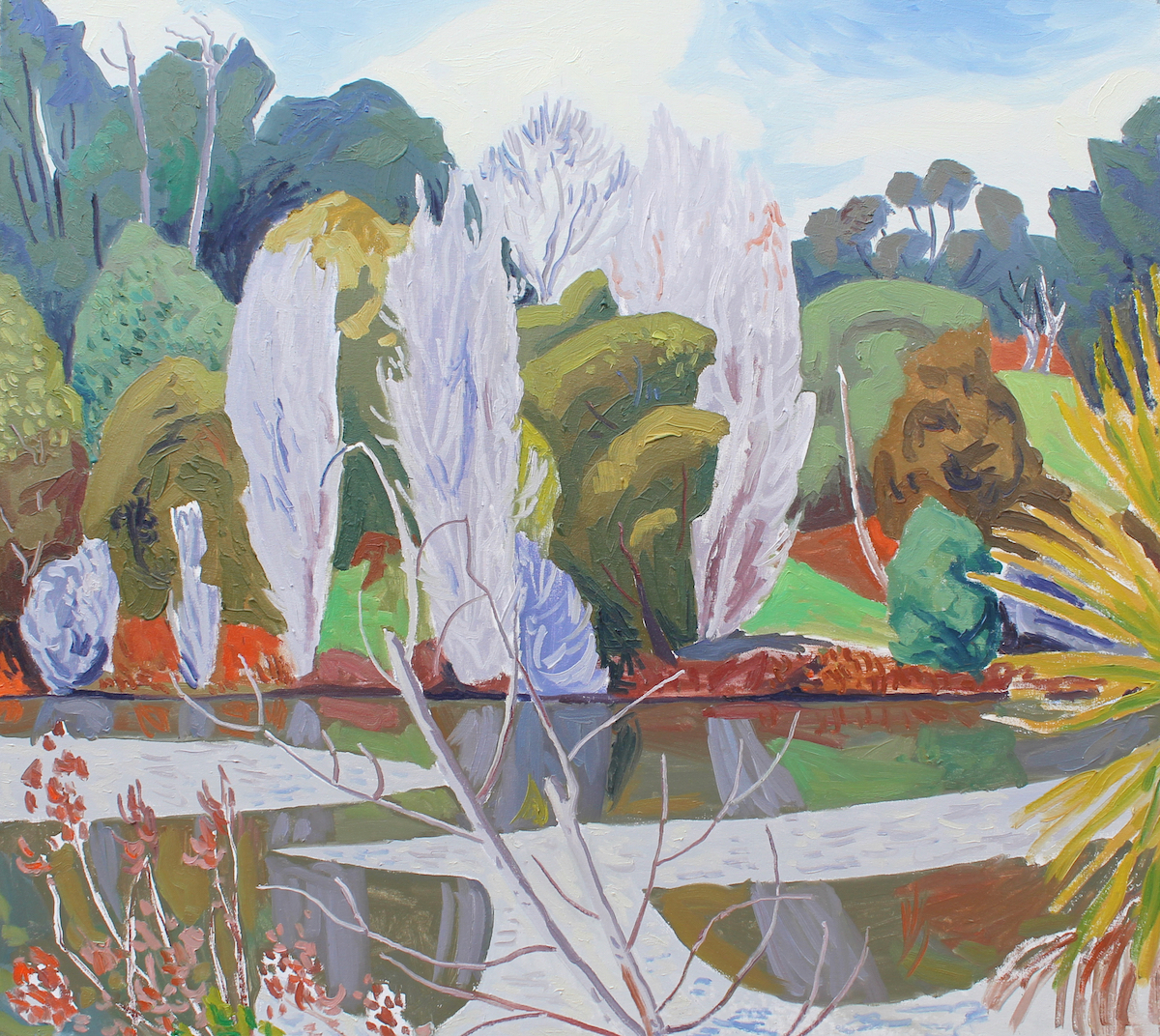 Plein air Oils - Loddon River, Newstead - Newstead Arts Hub